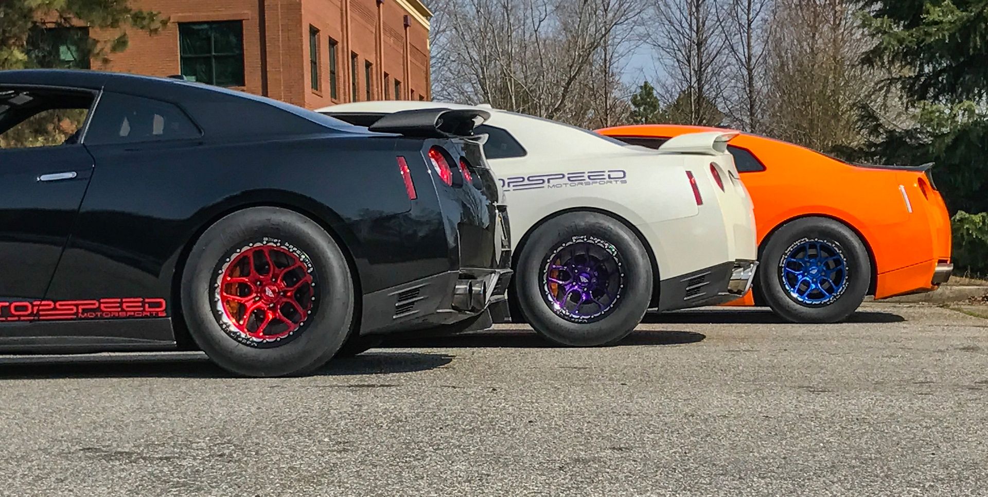 TSM 17" Beadlock & Non-Beadlock Drag Wheel/Slick Package for the R35 ...